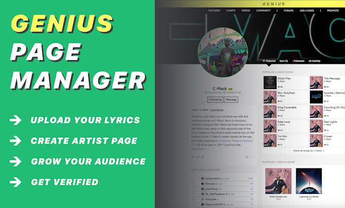 Transcribe lyrics on genius, create and organize your page by ...