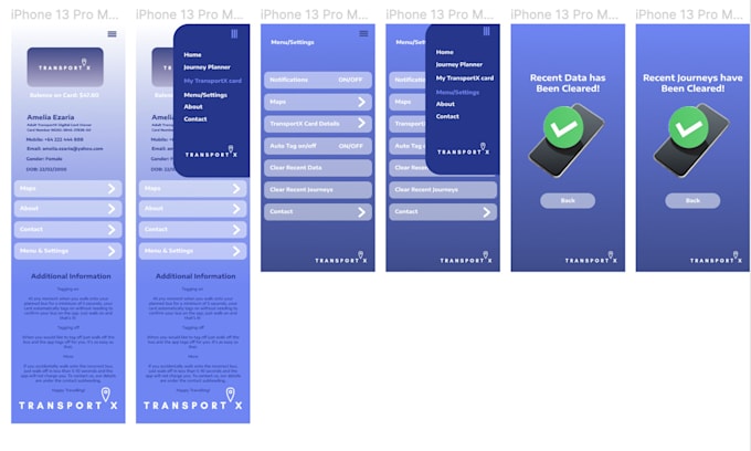 Design a mobile app interactive prototype and wireframes by ...