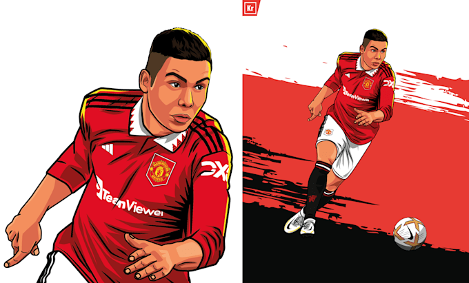 Draw eye catching sports and football illustrations by Vectorvexelart ...