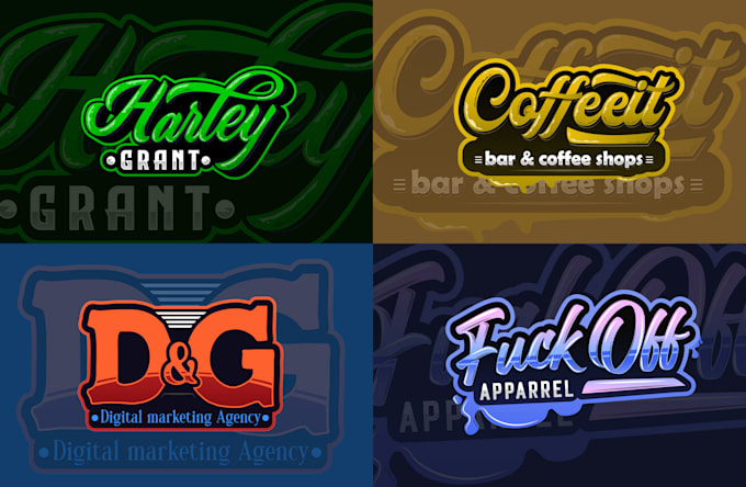 Create custom typography,calligraphy for clothing and logo by Yakinart ...