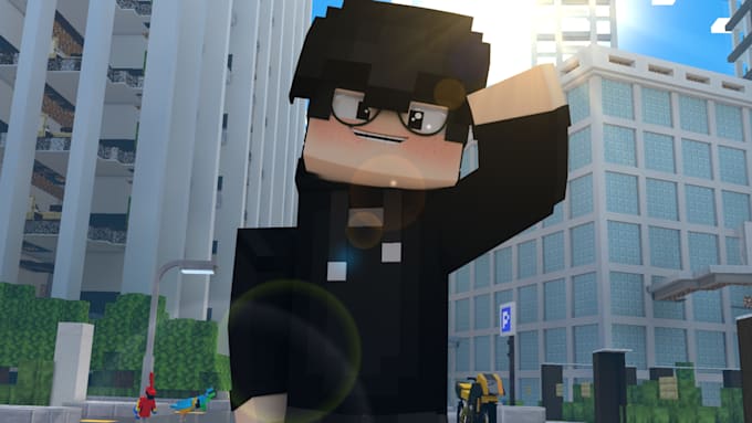 Make cool 3d minecraft wallpaper within 24 hours by Nurvyv3 | Fiverr