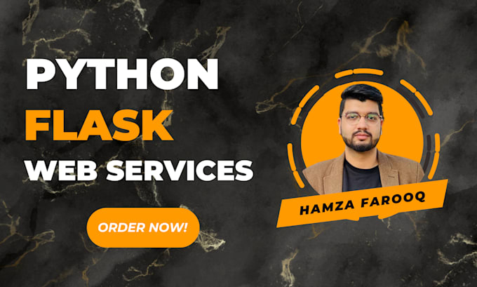 Develop python flask web applications by Hamzafarooq410 | Fiverr