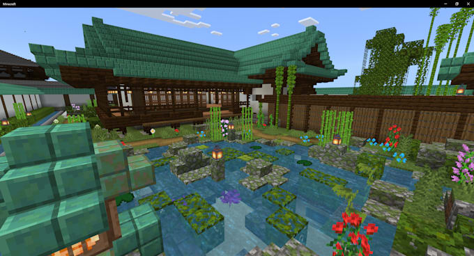 Build structures for you in bedrock version of minecraft by ...