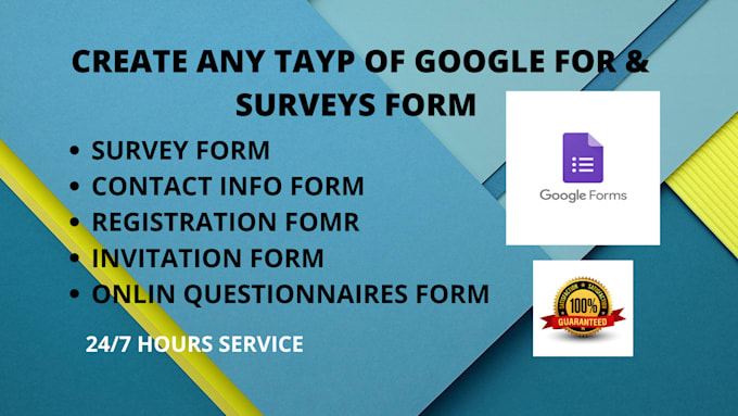 Create any type od online form , survey form ,google form by ... Create any type od online form , survey form ,google form by ...