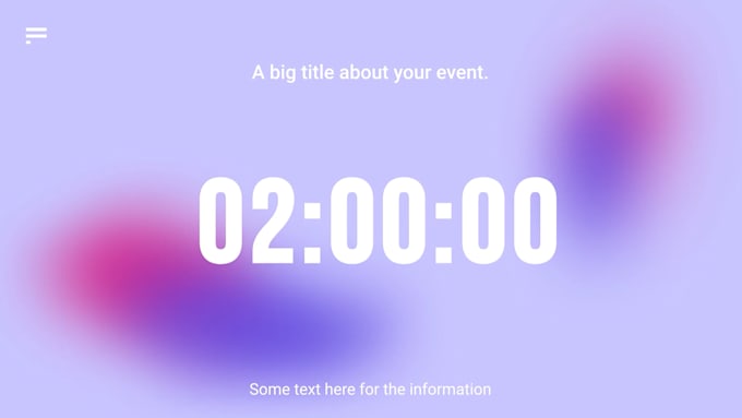 Create custom countdown timer video perfect for promotions by Zhumotion ...