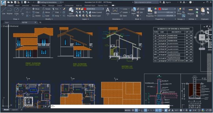 Produce autocad drawings for any kind of civil construction works by ...