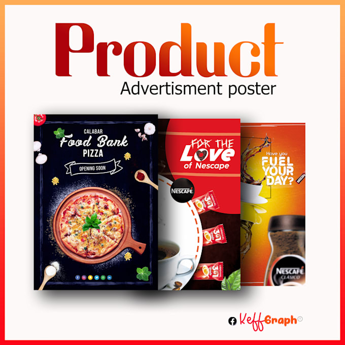 Build a creative product advertisement poster for you by Kefgraph | Fiverr