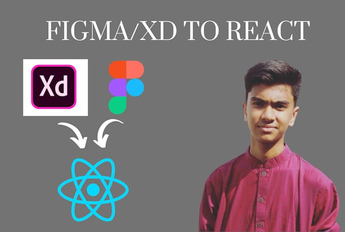 Convert figma, adobe xd,psd file to reactjs by Alim_siddique | Fiverr