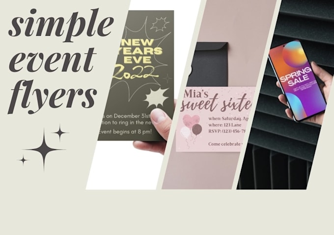 Create a simple event flyer by Mdesignsstuff | Fiverr