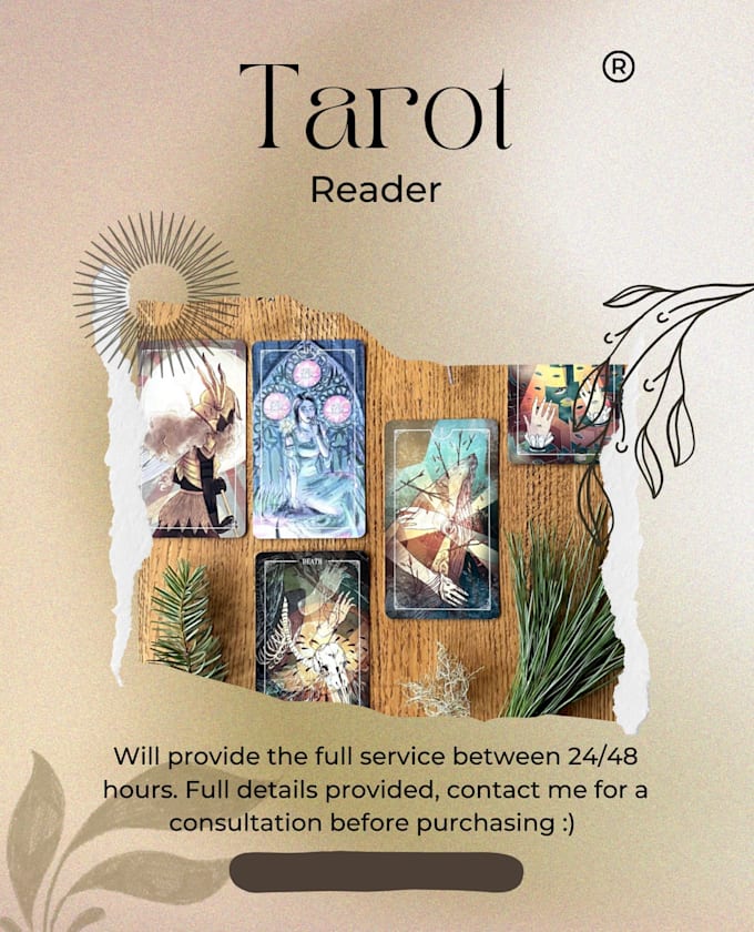 the reader tarot poster