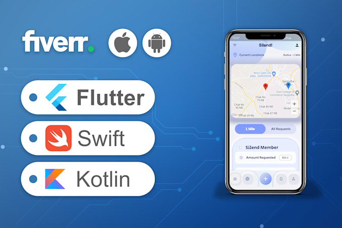 Develop custom android and ios app using flutter by Dev_zone | Fiverr