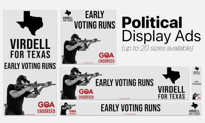 Design animated political display ads by Displayads | Fiverr