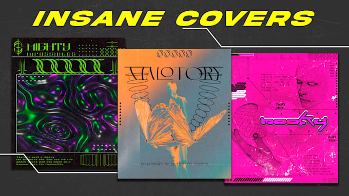 Do proffessional insane album covers,single cover, music cover, for you ...