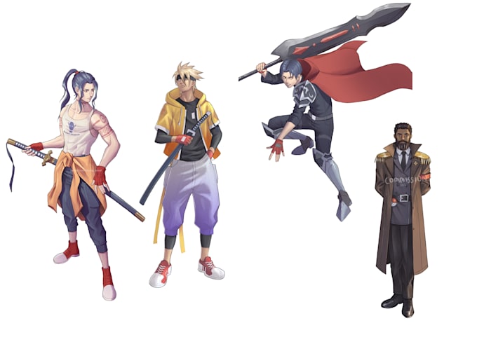 Draw original character male by Bond4ng | Fiverr