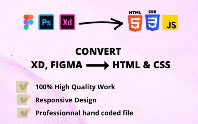 Convert figma, psd, adobe xd into responsive html and css by ... Convert figma, psd, adobe xd into responsive html and css by ...