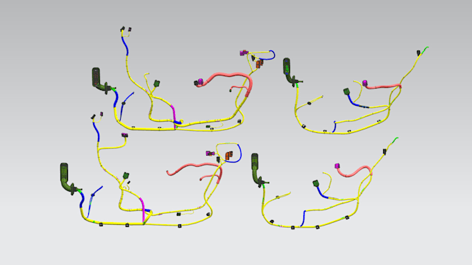 Do wiring harness design with siemens nx by Ozguraskar | Fiverr