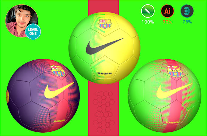 Design stunning custom footballs with realistic 3d renders by Highcapes ...