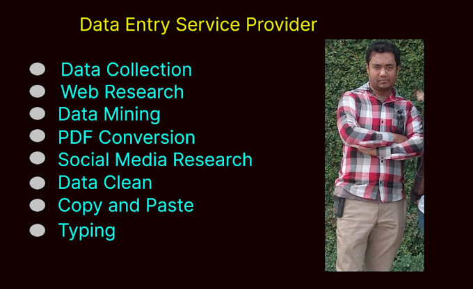 Do perfect web research, data entry, data collection by Rinkmu | Fiverr