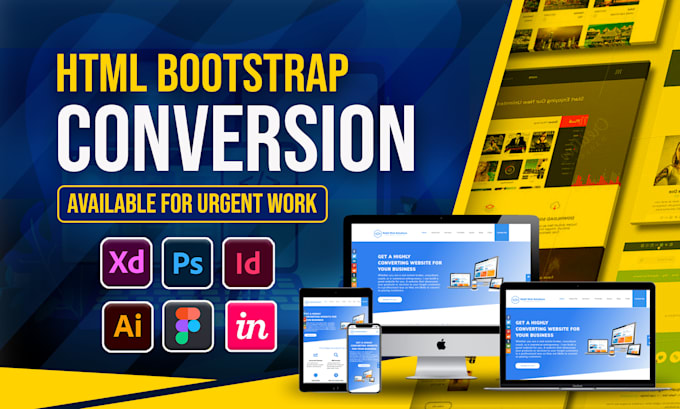 Make responsive websites using html css bootstrap by Manwar2722 | Fiverr