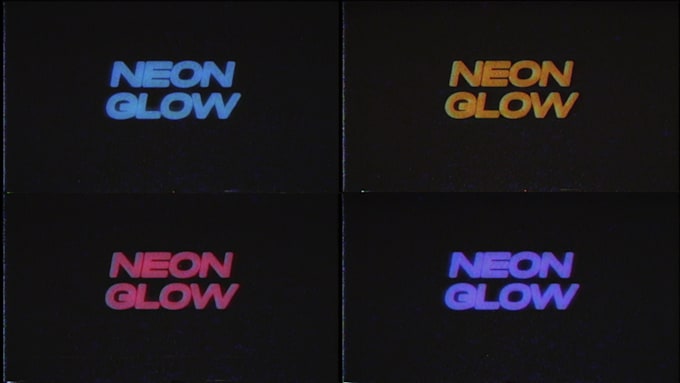 Create a 80s vhs intro video with your text or logo by Neonglow | Fiverr