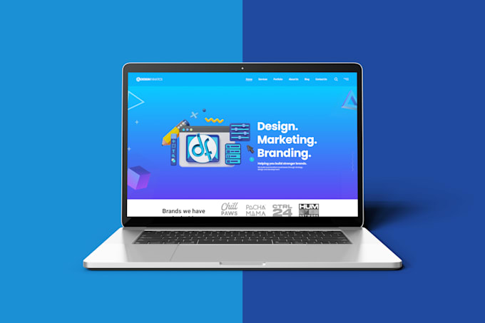 Create a professional custom responsive seo optimized website design by ...