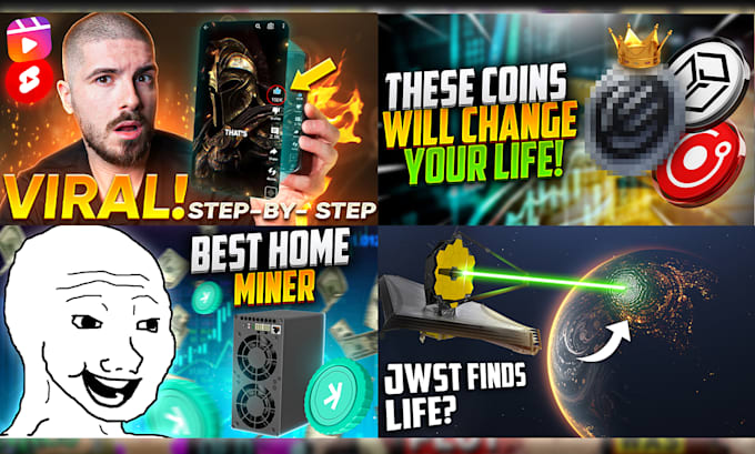 Design amazing view boosting thumbnail by Zephedits | Fiverr