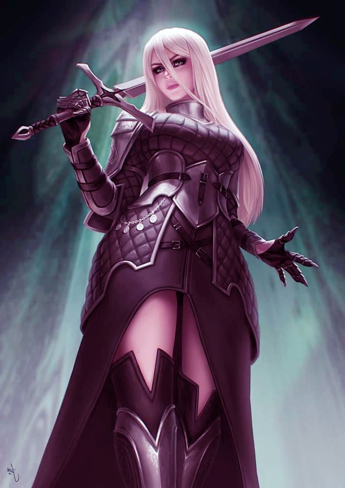 Draw and illustrate your oc, fantasy, dnd character by Meherinafroz ...