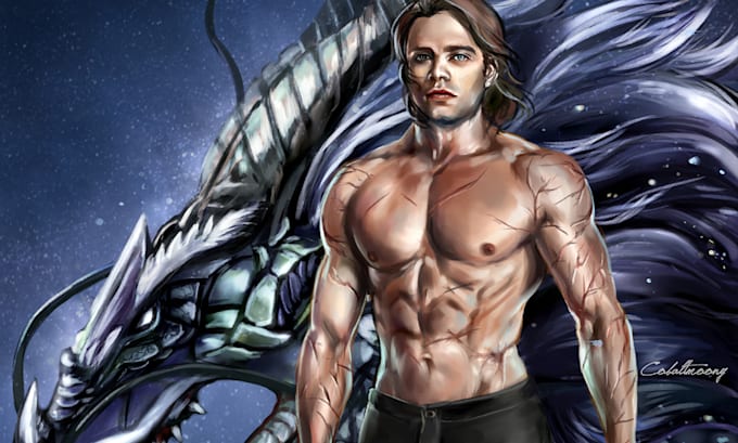 Draw gorgeous digital painting of your fantasy person by Cobaltmoony ...