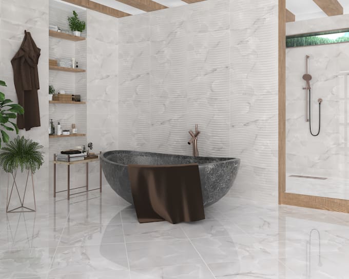 Do the perfect ceramic colors design for floors and walls by Yazid ...