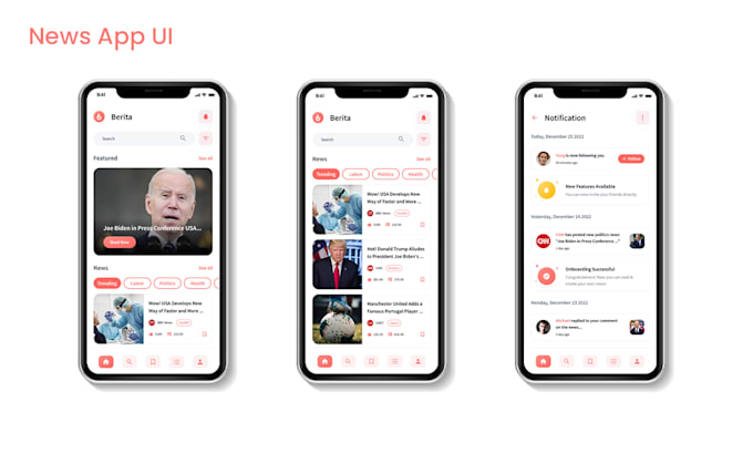 Create minimal and modern ui design for web and apps by Xandervivek ...