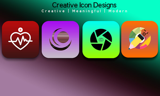 Design a professional ios android web app icon by Afia_tahir | Fiverr