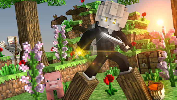 Create your personal minecraft wallpaper by Dvvid69 | Fiverr