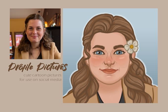 Draw your profile picture or portrait by Afaithu | Fiverr