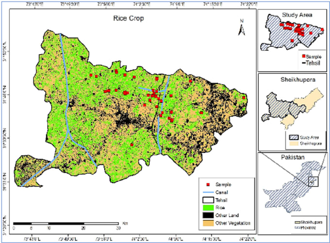 Do satellite images processing in python by Nomanrazashah | Fiverr
