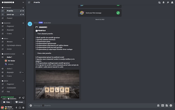 Create you a simple but professional looking discord server by Ravbar ...