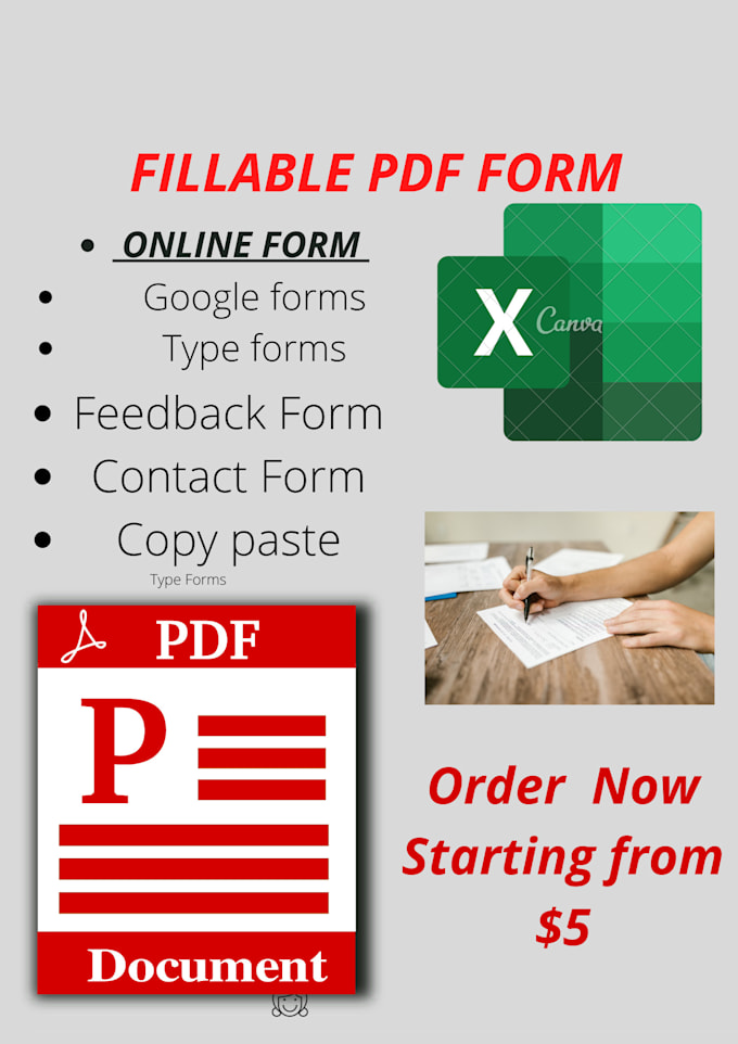 Make any type of online and off line form and create a fillable pdf ...