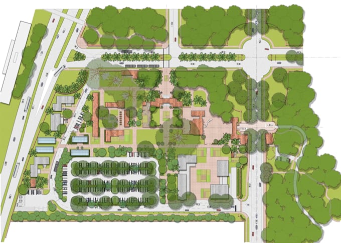 Color render architectural plan, section, or elevation by Je_studio ...