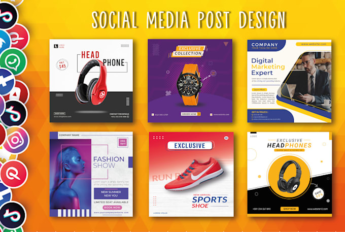 Do creative social media post design, banner and ads design by Designer ...