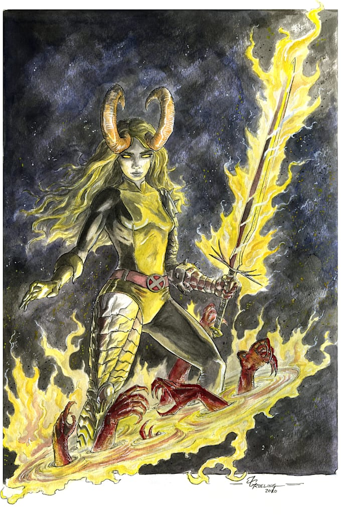 Create physical artwork for you by Jgroelingart | Fiverr