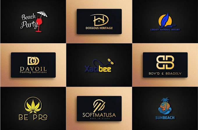 Do unique versatile modern minimalist initial letter business logo design by Farhanabbasi617 ...