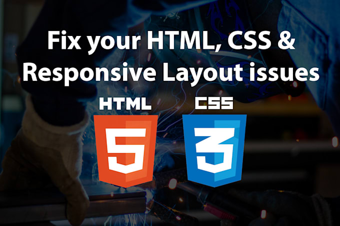 Fix a bug on your html, css code by Lalvar | Fiverr