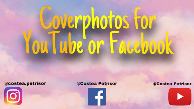 Design amazing youtube facebook cover photo or thumbnails by ...