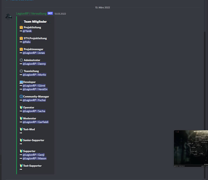 Create a professional custom discord bot by Legionrp | Fiverr
