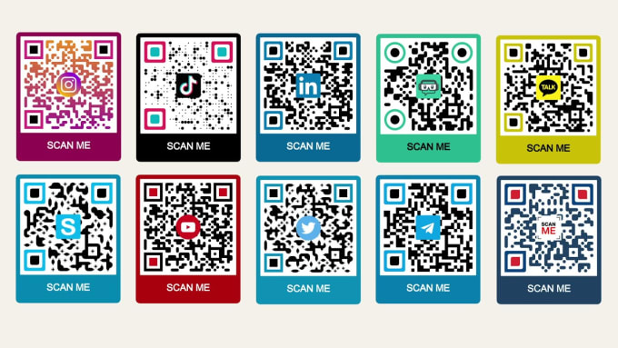 Custom qr code design with your logo by Shahneels123 | Fiverr