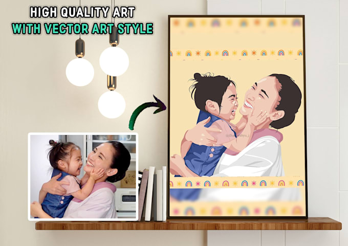 Draw your photos into beautiful vexel art by Ilham1409 | Fiverr