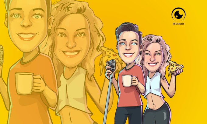 Create epic youtube mascot character logo by Gamika | Fiverr