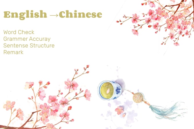 Proofread and edit chinese by Yuki0724 | Fiverr