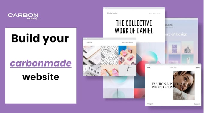 Create, edit, redesign carbonmade portfolio website by Surajbhadola001 ...