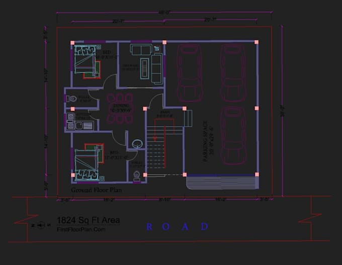 Draw civil as well as architectural drawing on autocad by Mrengineer99 ...