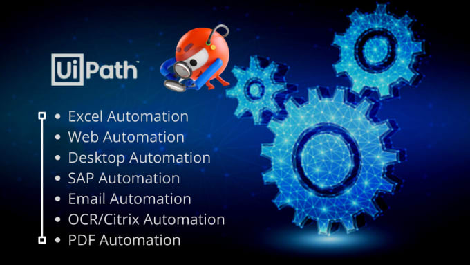 Automate any type of manual processes using rpa, uipath by ...